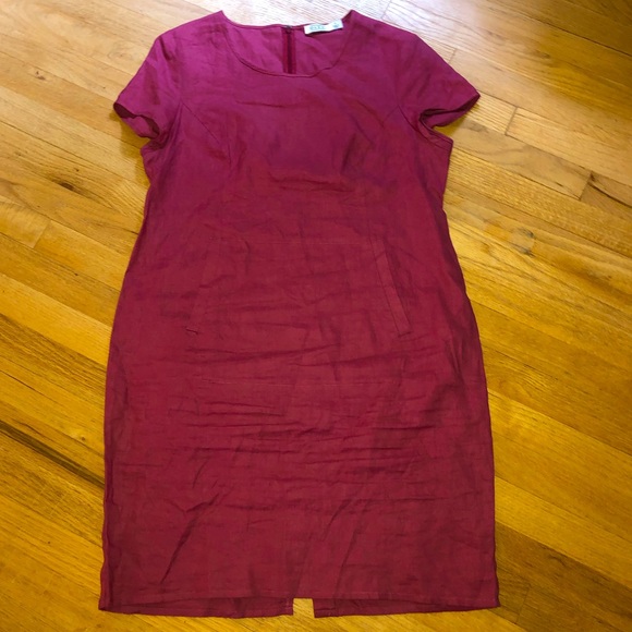 Masai | Dresses | Masai Nabla L Linen Boysenberry Shift Dress | Poshmark